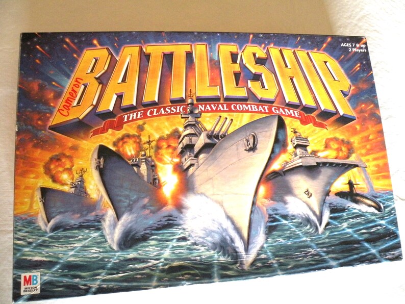 Battleship Game Vintage Battleship Game Night Teen Game | Etsy