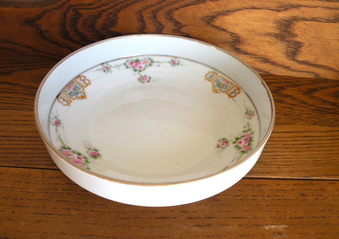 Antique Hand Painted Nippon Bowl, Serving Bowl - Etsy