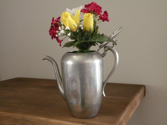 Vintage Pewter Kettle Old Colonial WSN Pewter Tea Kettle - Etsy