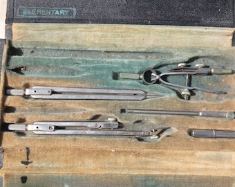 Vintage Dietzgen Drafting Set commander Made in USA 1950s - Etsy