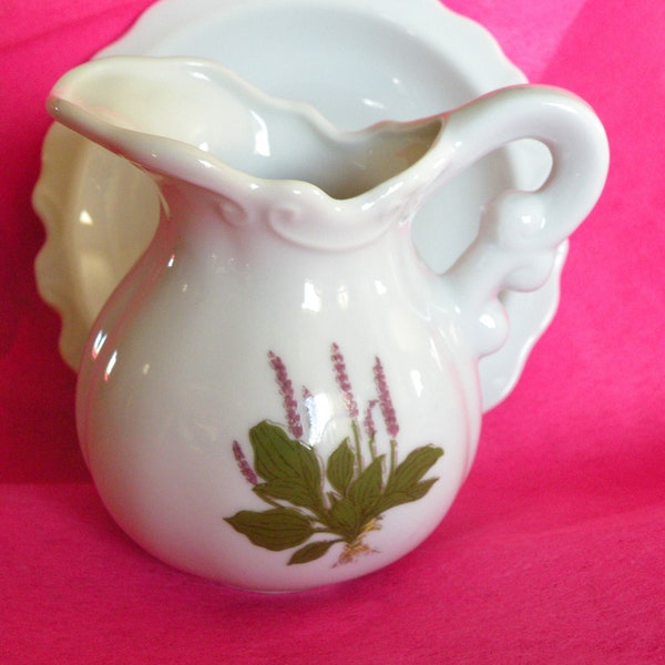 Wash Bowl and Pitcher Set - Etsy
