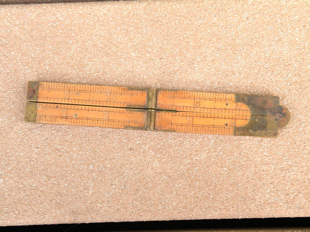 Vintage Folding Wood Ruler, Pocket Ruler - Etsy