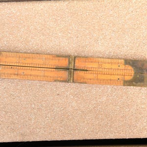 Vintage Folding Wood Ruler, Pocket Ruler - Etsy