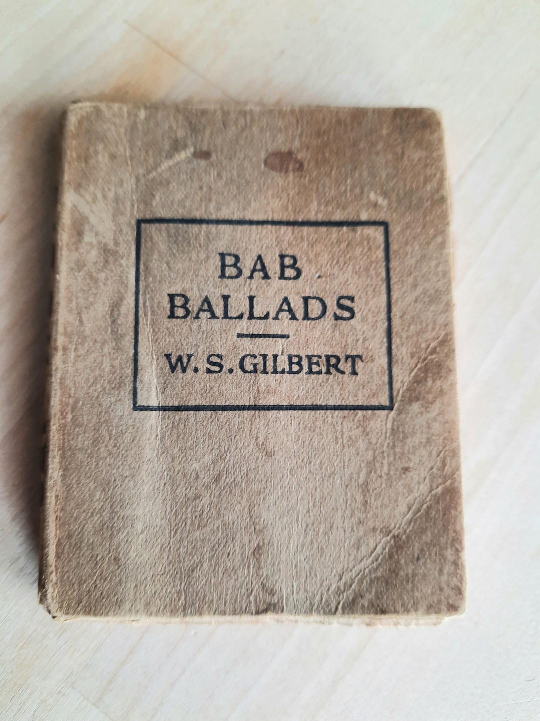 Antique Bab Ballads Book, Poems by W.S. Gilbert - Etsy