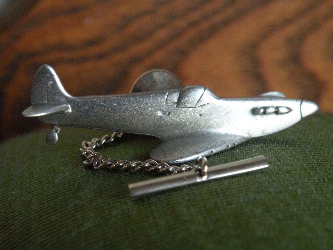 Vintage Pewter Jet Plane Tie Tack, Aviation Lapel Pin - Etsy