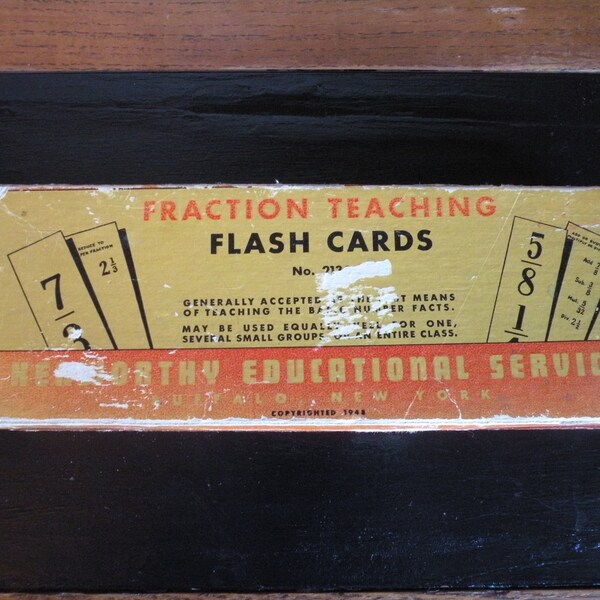 Vintage Flash Cards - Etsy