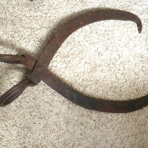Antique Ice Block Tongs, Hand Forged Ice Hooks - Etsy