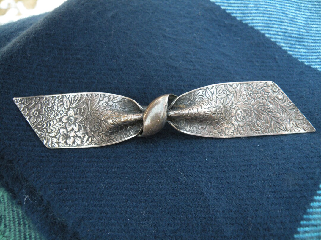 Vintage Signed Napier Brooch, Art Nouveau Ribbon Brooch - Etsy