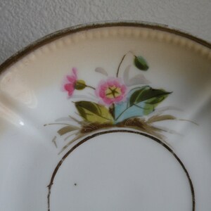 Antique Carl Tielsch Germany Teacup and Saucer, Floral Pattern 4295 - Etsy