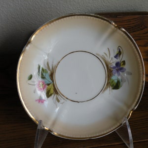 Antique Carl Tielsch Germany Teacup and Saucer, Floral Pattern 4295 - Etsy