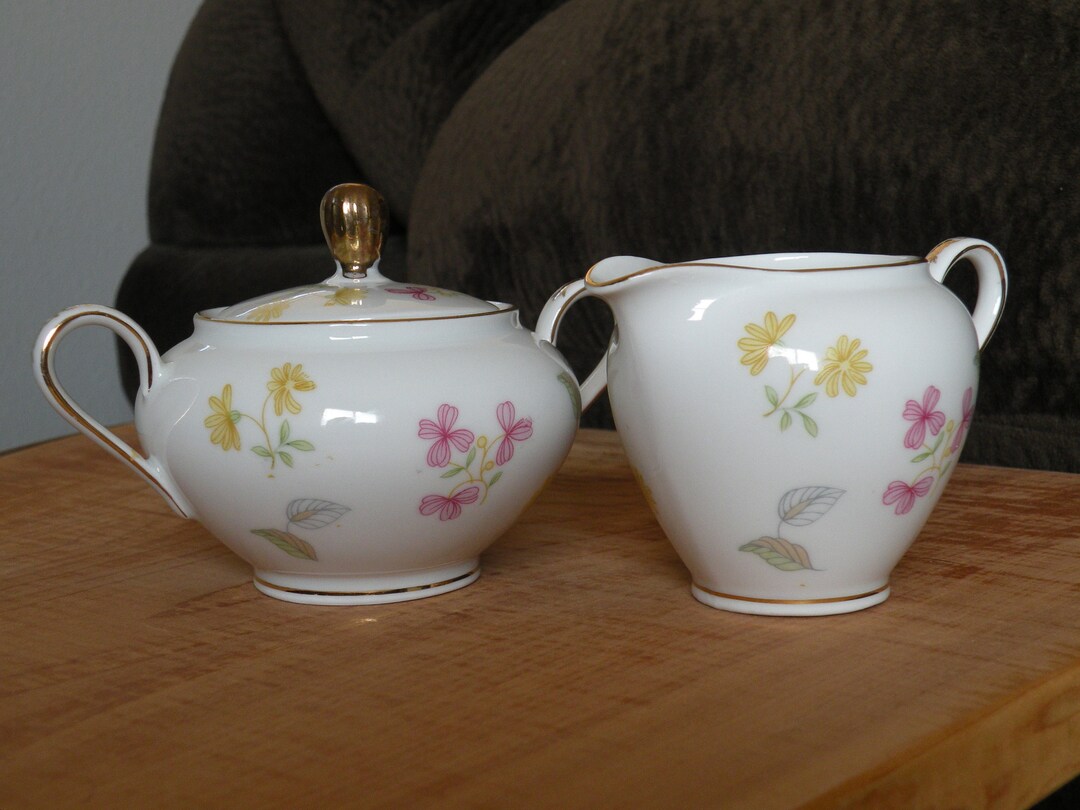 Winterling China Creamer and Sugar Bowl Set Vintage Sugar - Etsy