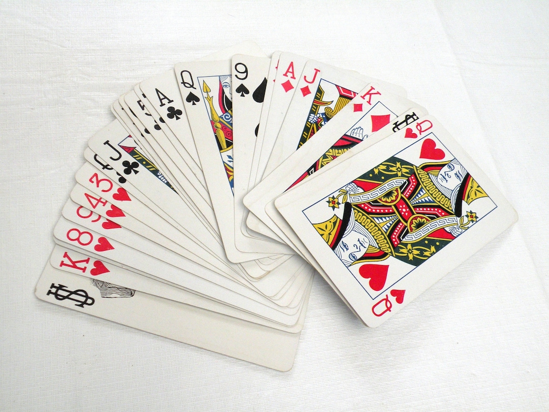 Vintage Large Playing Cards, Mixed Lot, Scrapbook Journal - Etsy