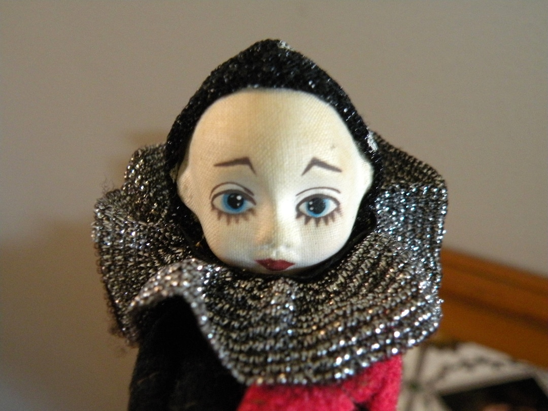 Vintage Pierrot Mime Doll - Etsy
