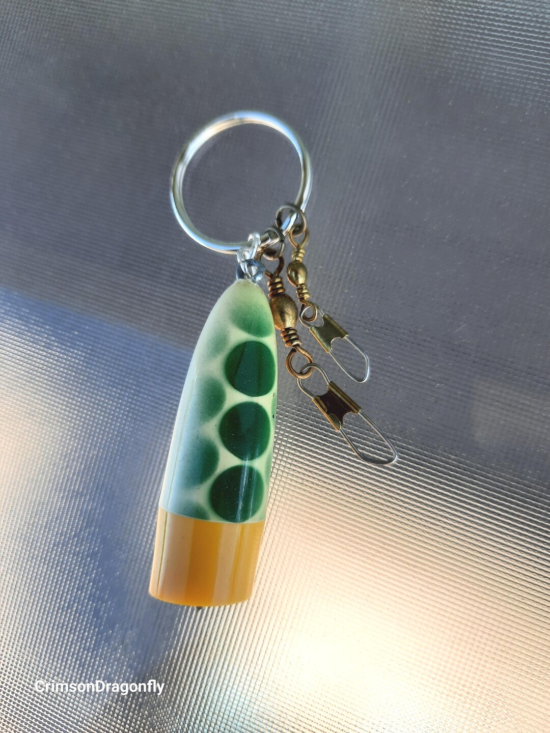Vintage Fishing Lure Keychain, Fishing Gift, Fisherman Key Ring - Etsy