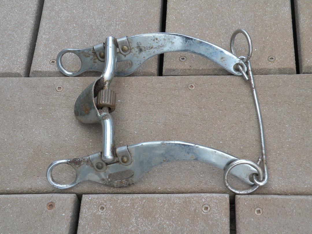 Vintage Horse Bit With Copper Hood and Roller - Etsy