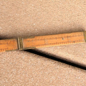 Vintage Folding Wood Ruler, Pocket Ruler - Etsy