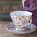 Lefton China Violet Chintz Tea Cup Set Made in Japan 2119 Tea Cup and ...