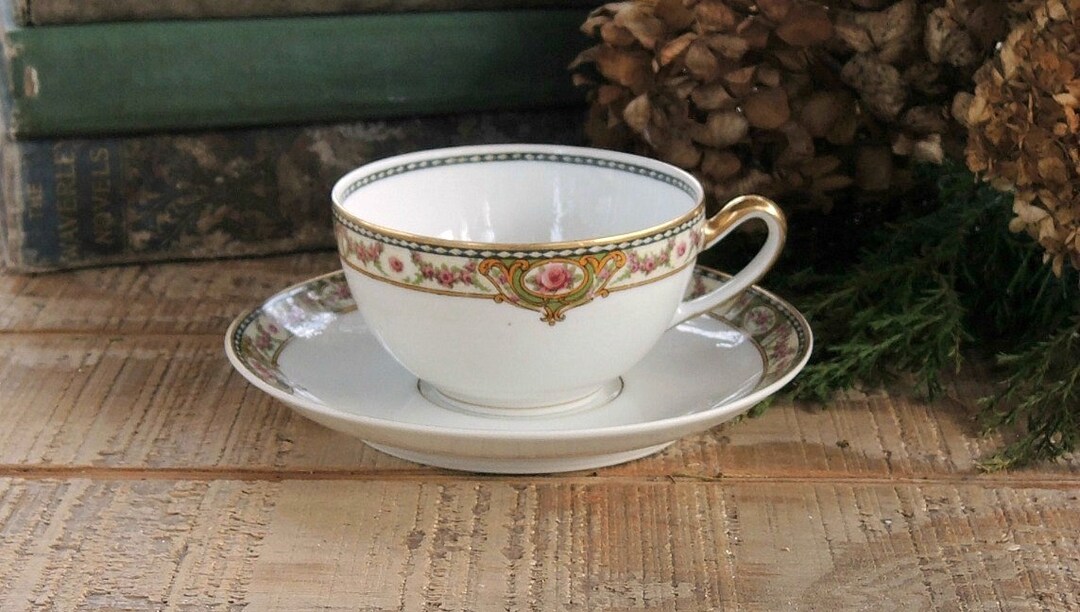 Antique Haviland Limoges Tea Cup and Saucer, Bridesmaid Tea Set ...