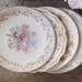 Mismatched Dinner Plates Set of 4 Plates for Wedding Bridesmaid ...