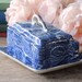 Old Foley Blue and White Transferware Cheese Keep James Kent - Etsy