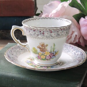 Sutherland Woodland Dell Footed Tea Cup and Saucer Set H & M Sutherland ...