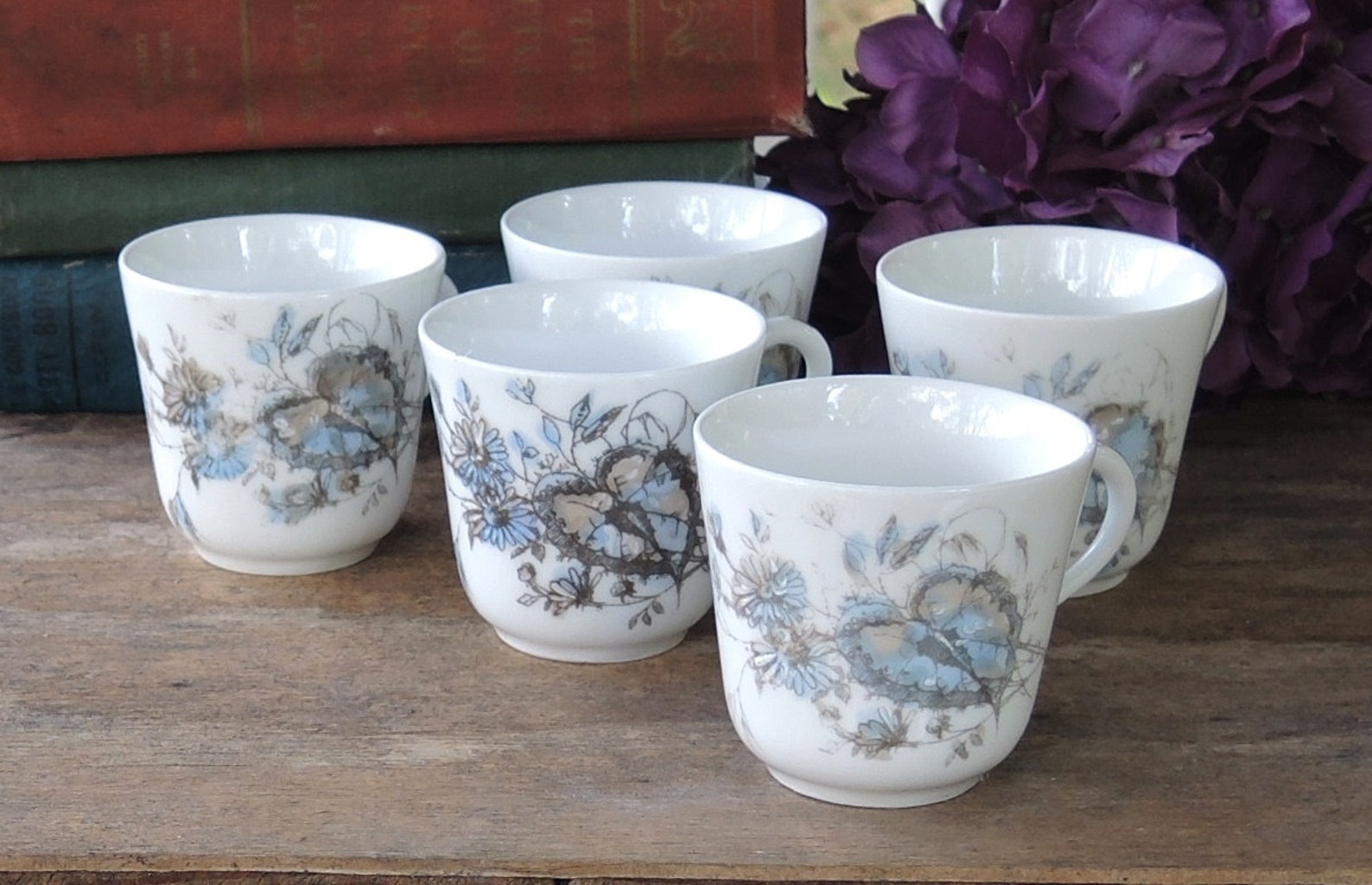 Vintage Espresso Cups Set of 5 Matching Tea Cups Tea Party | Etsy