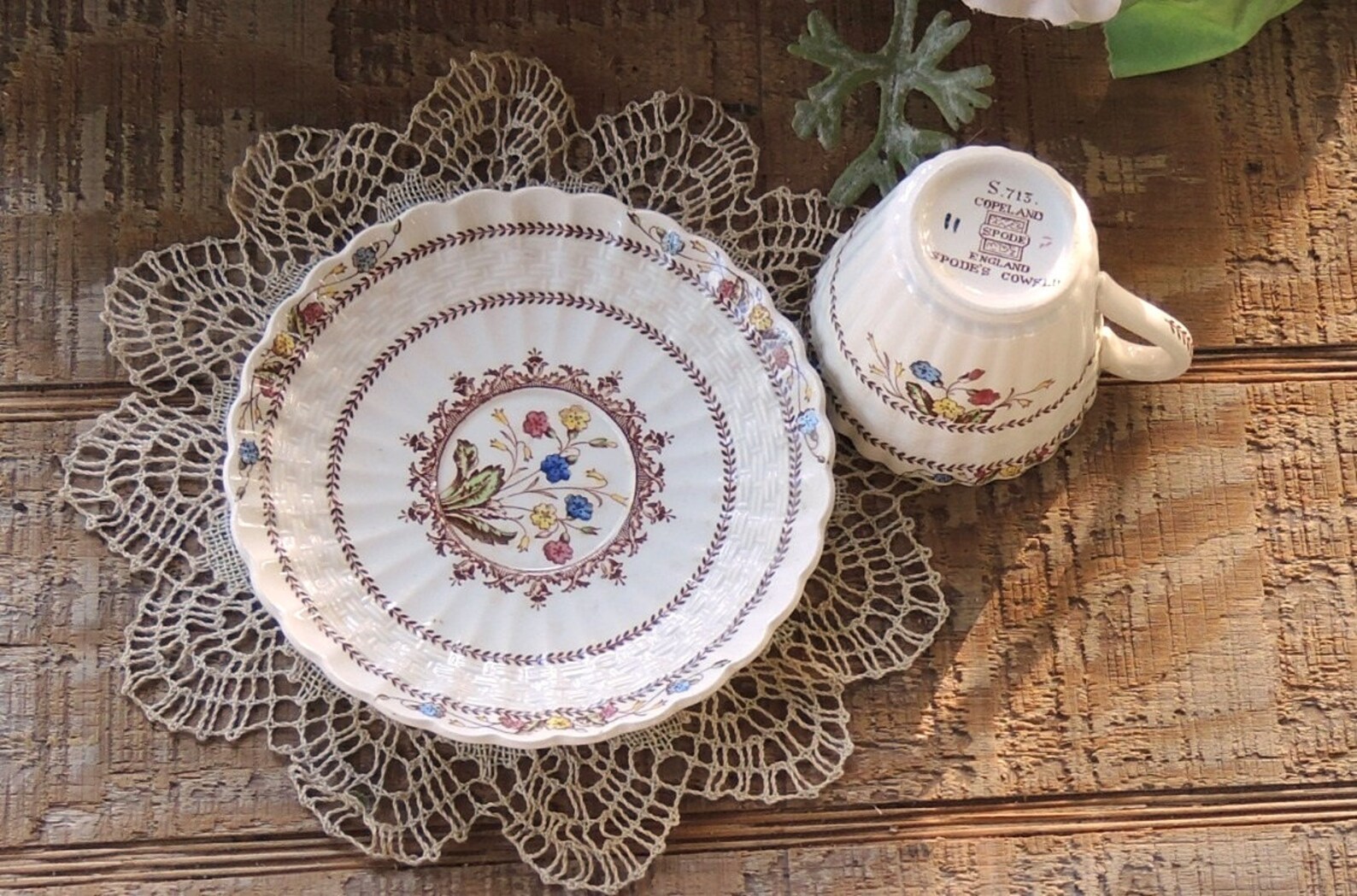 Vintage Spode Cowslip Demitasse Tea Cup and Saucer Set | Etsy