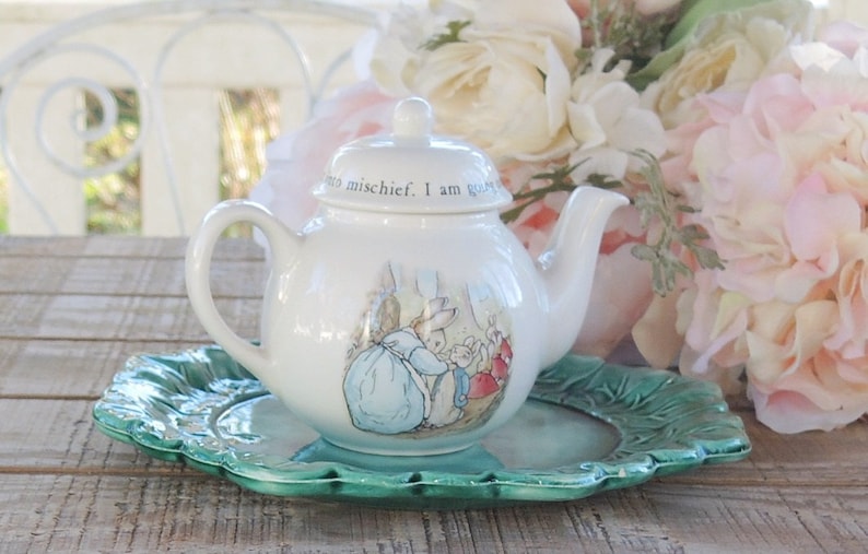 Wedgwood Peter Rabbit Child's Teapot With Lid Run Along | Etsy
