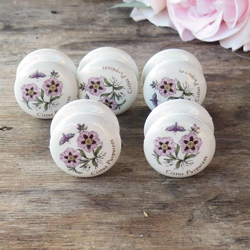 Floral Knobs - Etsy