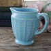 Robinson Ransbottom Aqua Pitcher Milk Pitcher Ca. 1930's Farmhouse ...