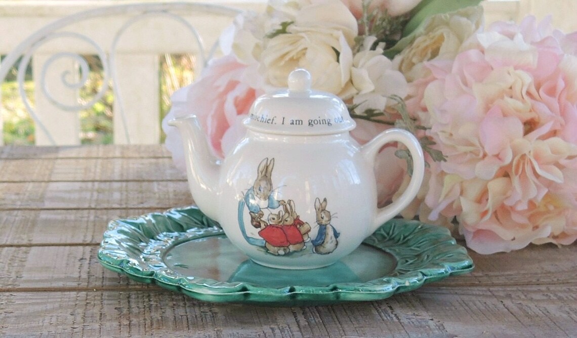 Wedgwood Peter Rabbit Child's Teapot With Lid Run Along | Etsy