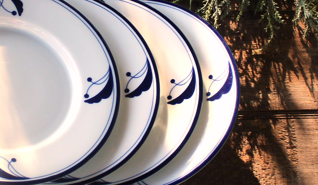 Dansk Flora Bayberry Bread Plates Set of 4, or Set of 3 Made in ...