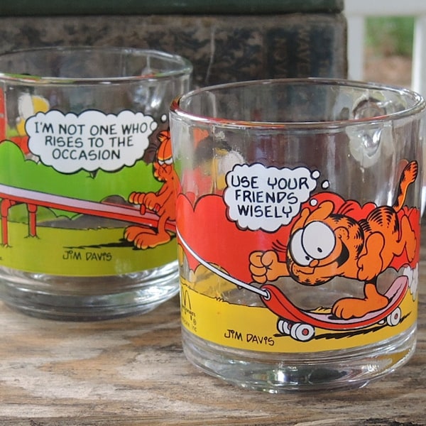 Mcdonalds Garfield Glasses - Etsy