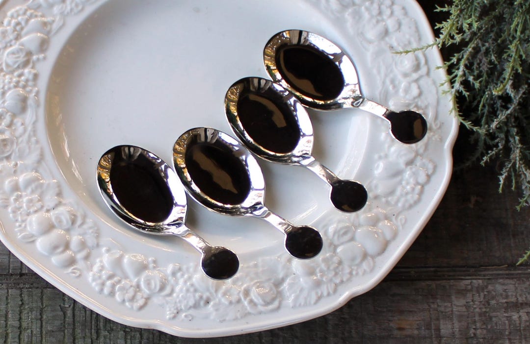 Fortessa Tasting Spoons Set of 4 Tasting Spoons Stainless - Etsy