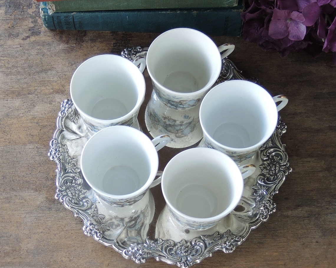 Vintage Espresso Cups Set of 5 Matching Tea Cups Tea Party | Etsy
