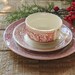 Royal China Memory Lane Red Transferware Tea Cup and Saucer - Etsy