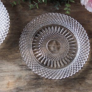 Fostoria Stratton American Lead Crystal Salad Plates Set of 3 Avon ...