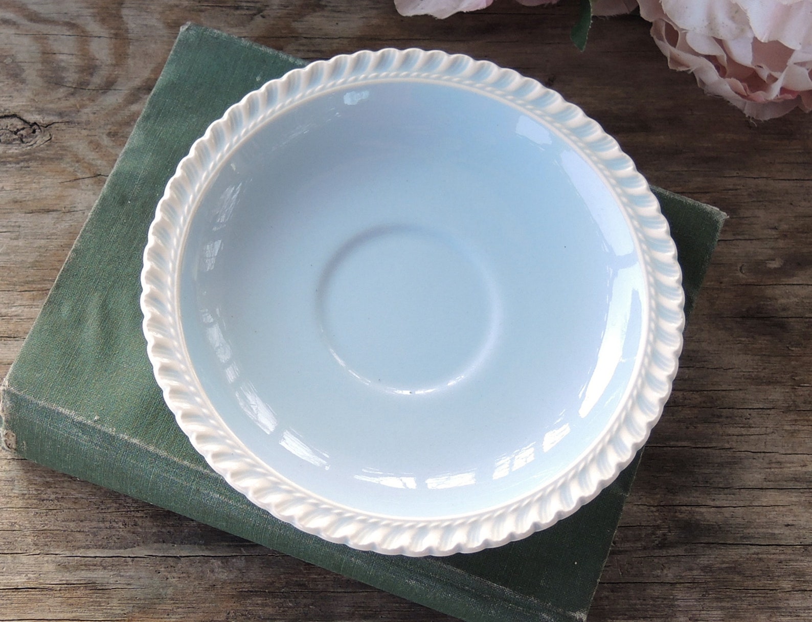 Harker Chesterton Blue Tea Cup Set Harkerware Mid Century - Etsy