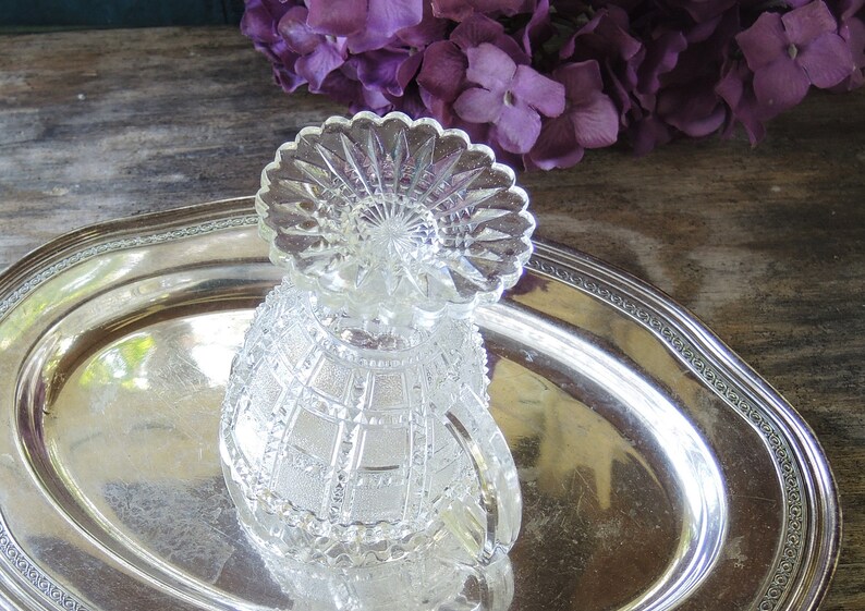 Imperial Glass Beaded Block Clear Pitcher Depession Glass - Etsy