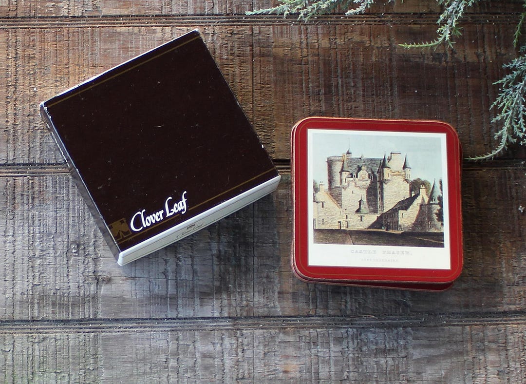 Cloverleaf Scottish Castles Coaster Set of 6 Assorted Coasters Acrylic ...