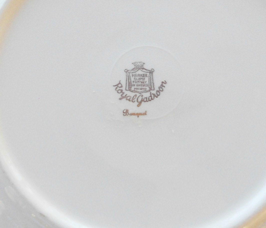 Harker Bouquet Dinner Plates Set of 4 Royal Gadroon Style Pink - Etsy