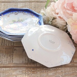 La Francaise Flow Blue Antique Octagon Dessert Plate Listing is for 1 ...