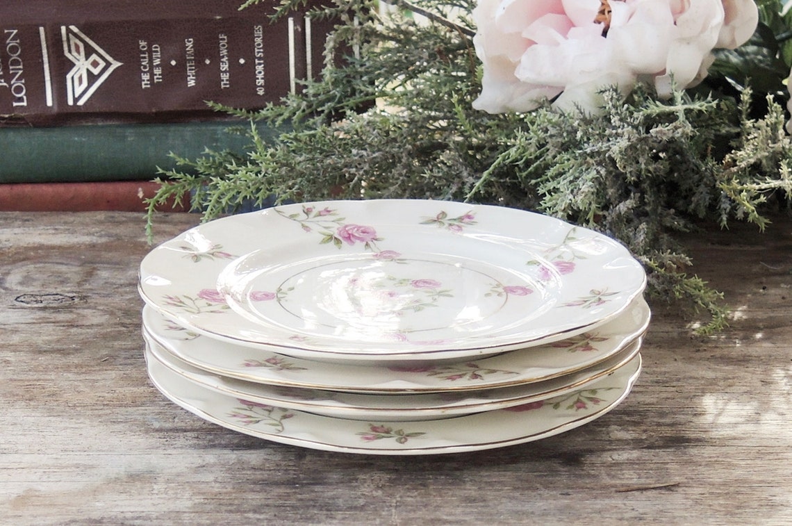 Theodore Haviland Delaware Salad Plates Set of 4 Bridal Shower Plates ...