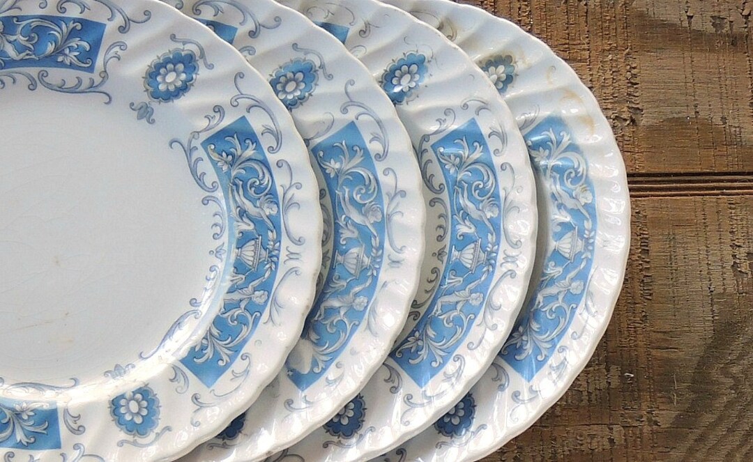 Antique Ridgeway Small Plates, Set of 4, Portland, Cottage Style ...