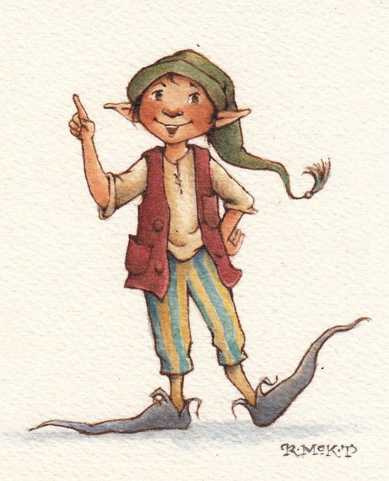 Archival Print: Natty Pirate Elf - Etsy