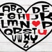 Valentines Day SVG ABC I Love You Svg Teacher SVG Valentine Heart ...