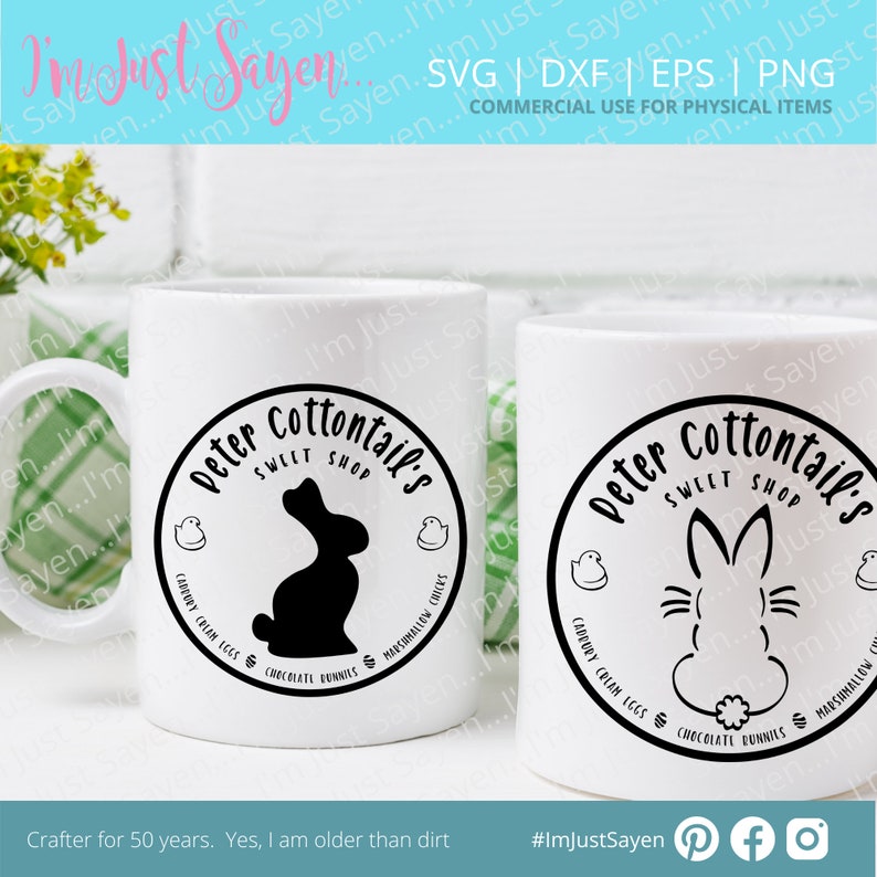 Easter Bunny Rabbit SVG Easter Bunnies Sign Svg Peter | Etsy