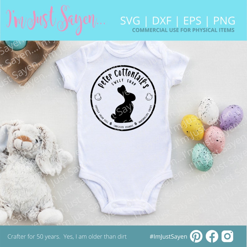 Easter Bunny Rabbit SVG Easter Bunnies Sign Svg Peter | Etsy