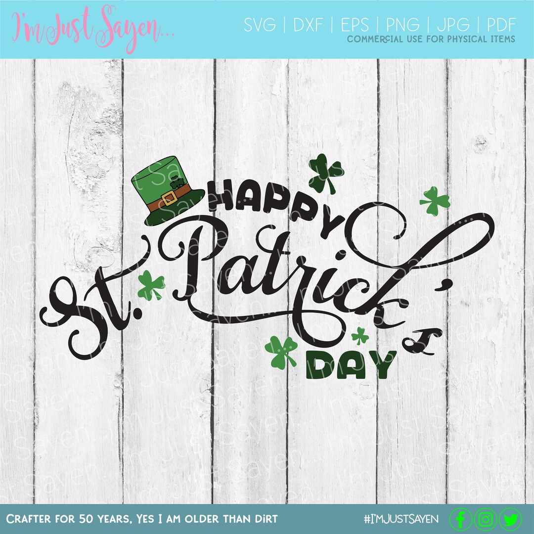 Saint-Patrick SVG St Pattys Day SVg Shamrock SVg St Patricks SVg ...