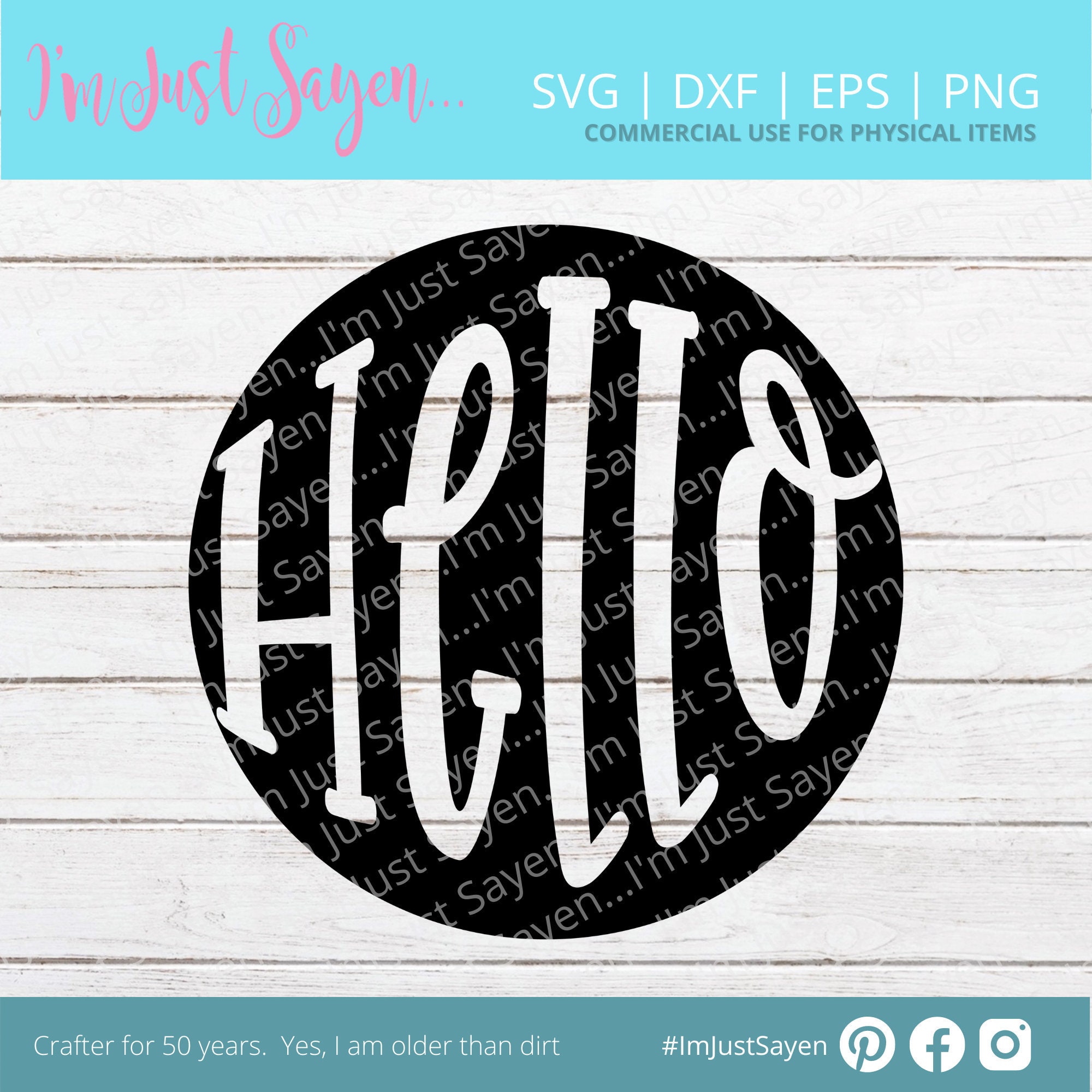 Hello SVG Welcome Svg DXF PNG Front Door Sign Svg | Etsy